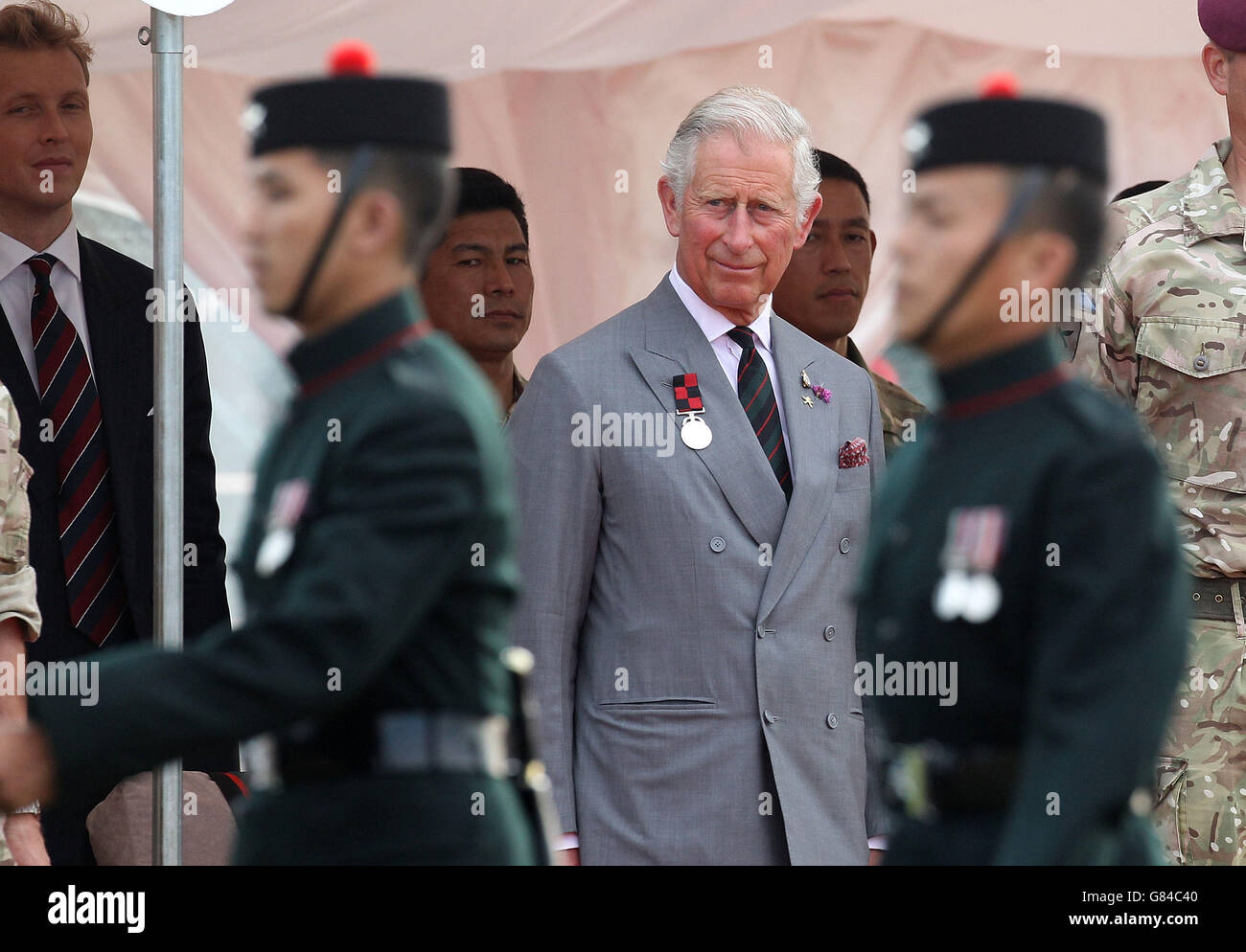 Colonel in chief royal gurkha rifles hi-res stock photography and ...