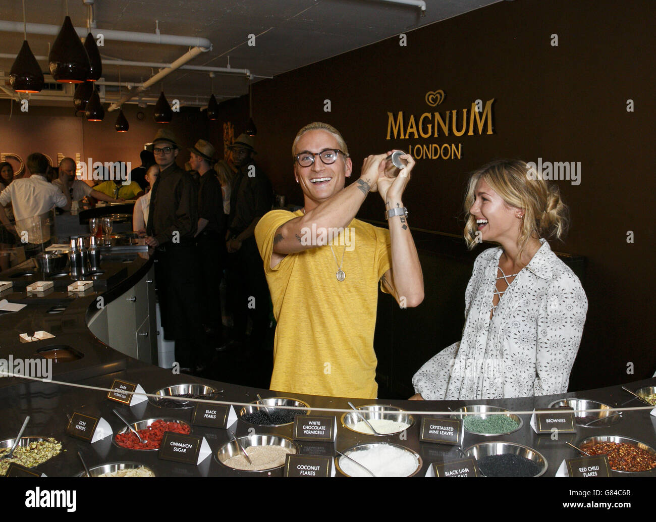 Magnum Pleasure Store launch party Stock Photo - Alamy