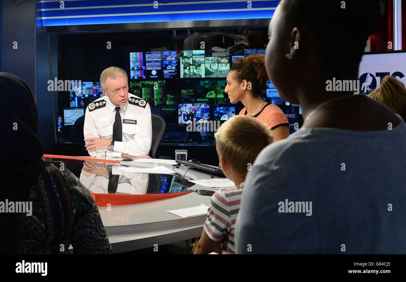 Hogan-Howe on First News Hotseat Stock Photo - Alamy