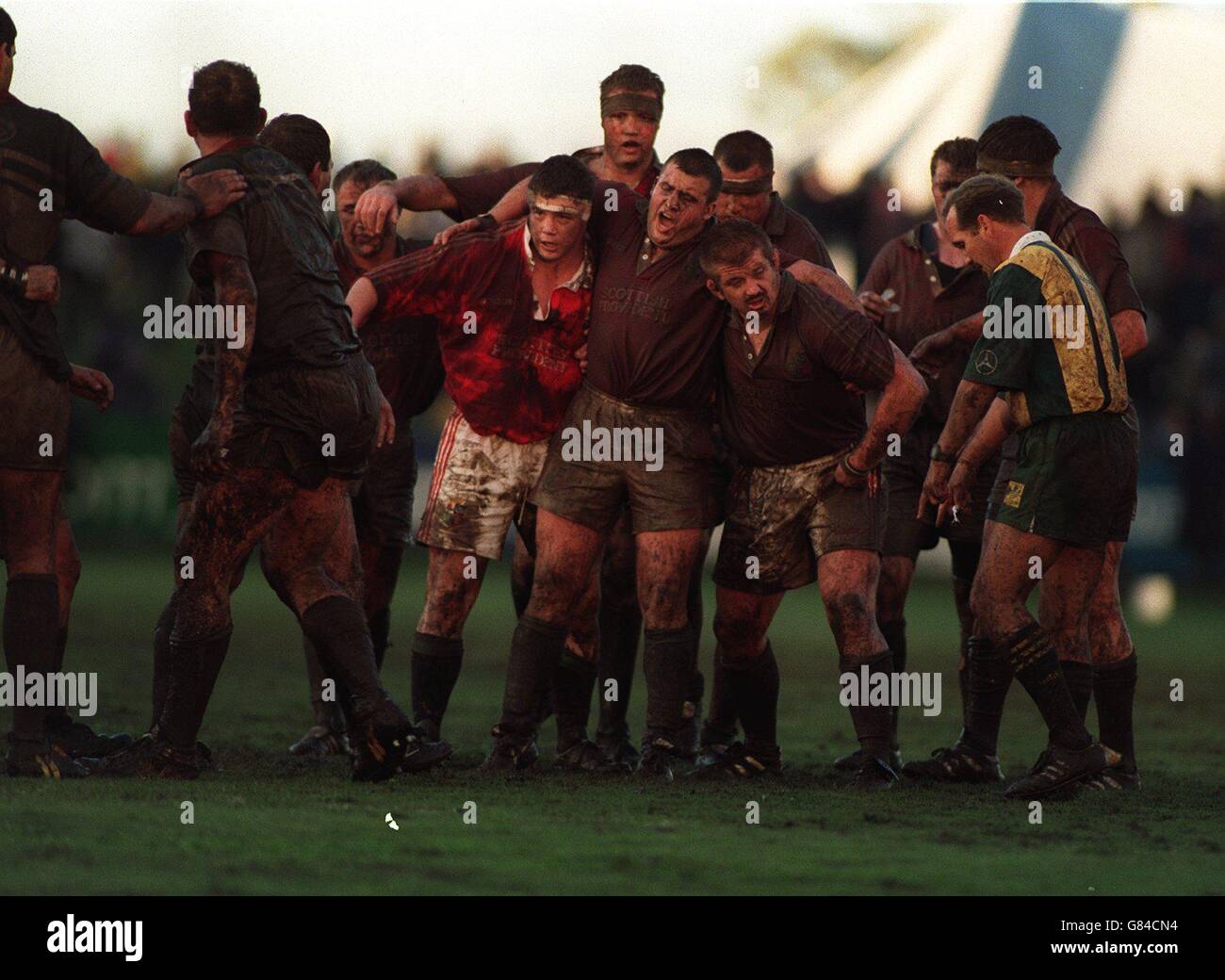 Rugby Union - British Lions Tour - Border vBritish Lions Stock Photo ...