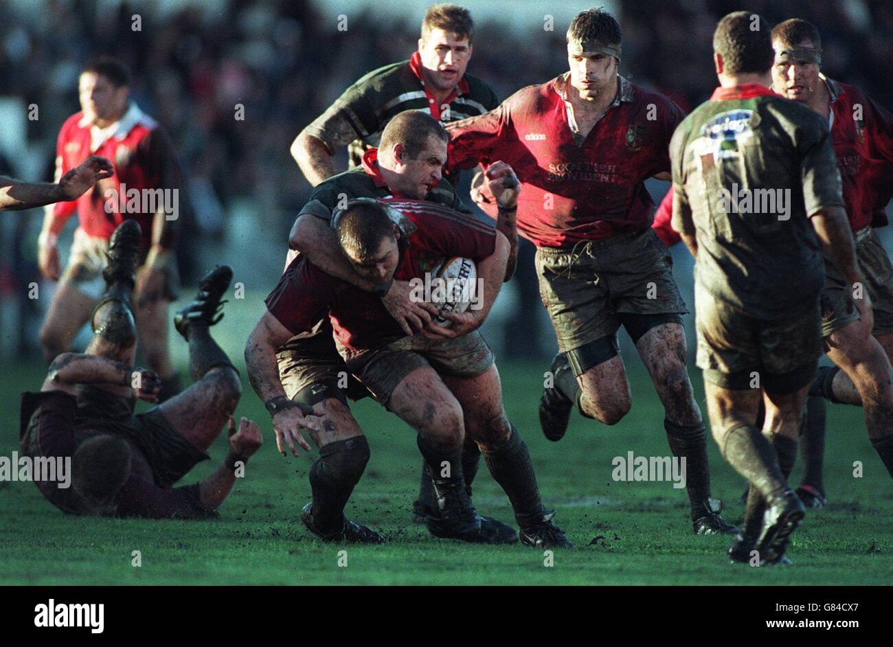 Rugby Union - British Lions Tour - Border v British Lions Stock Photo ...