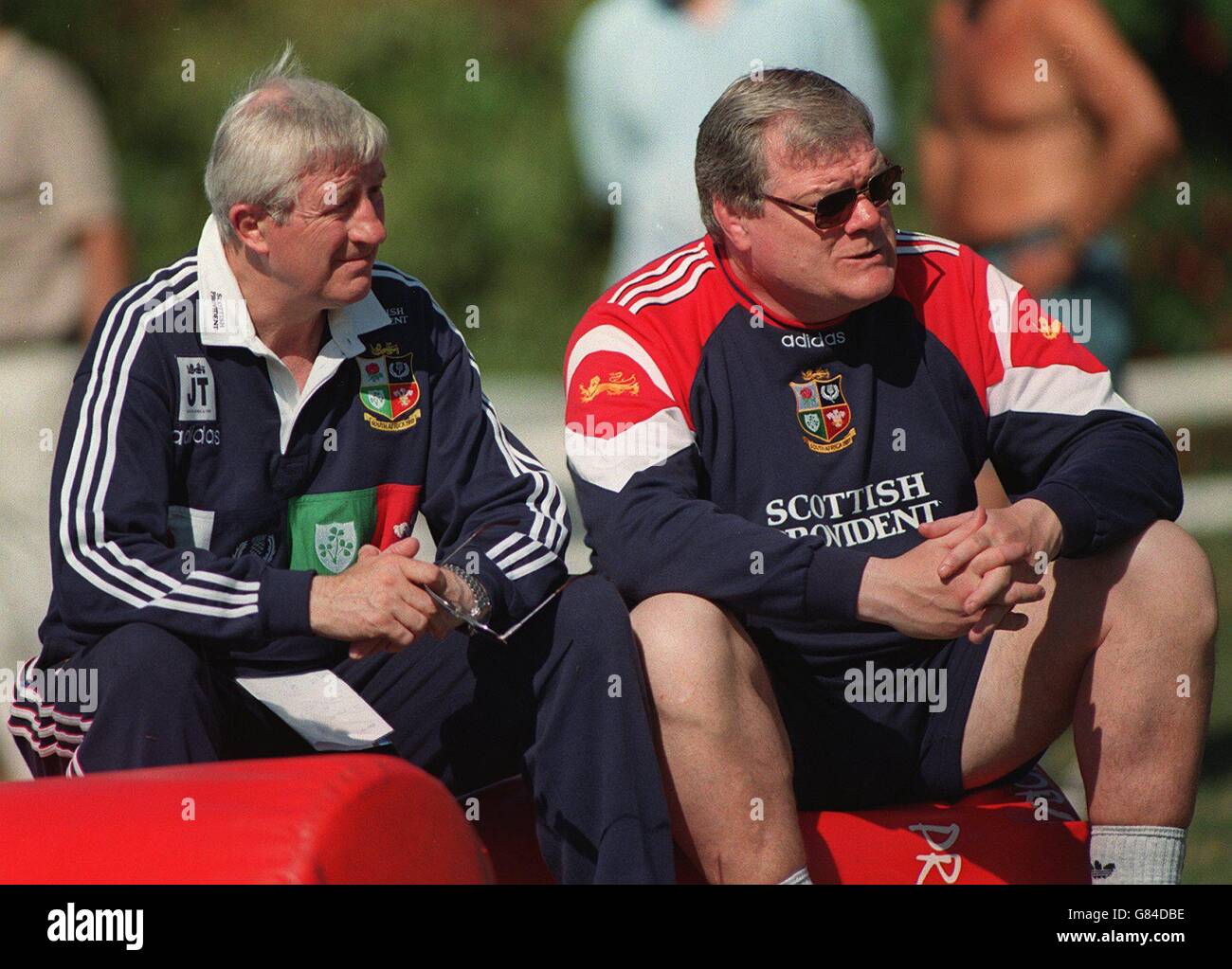Rugby Union - British Lions Tour - Training Day. Jim Telfer and Fran ...