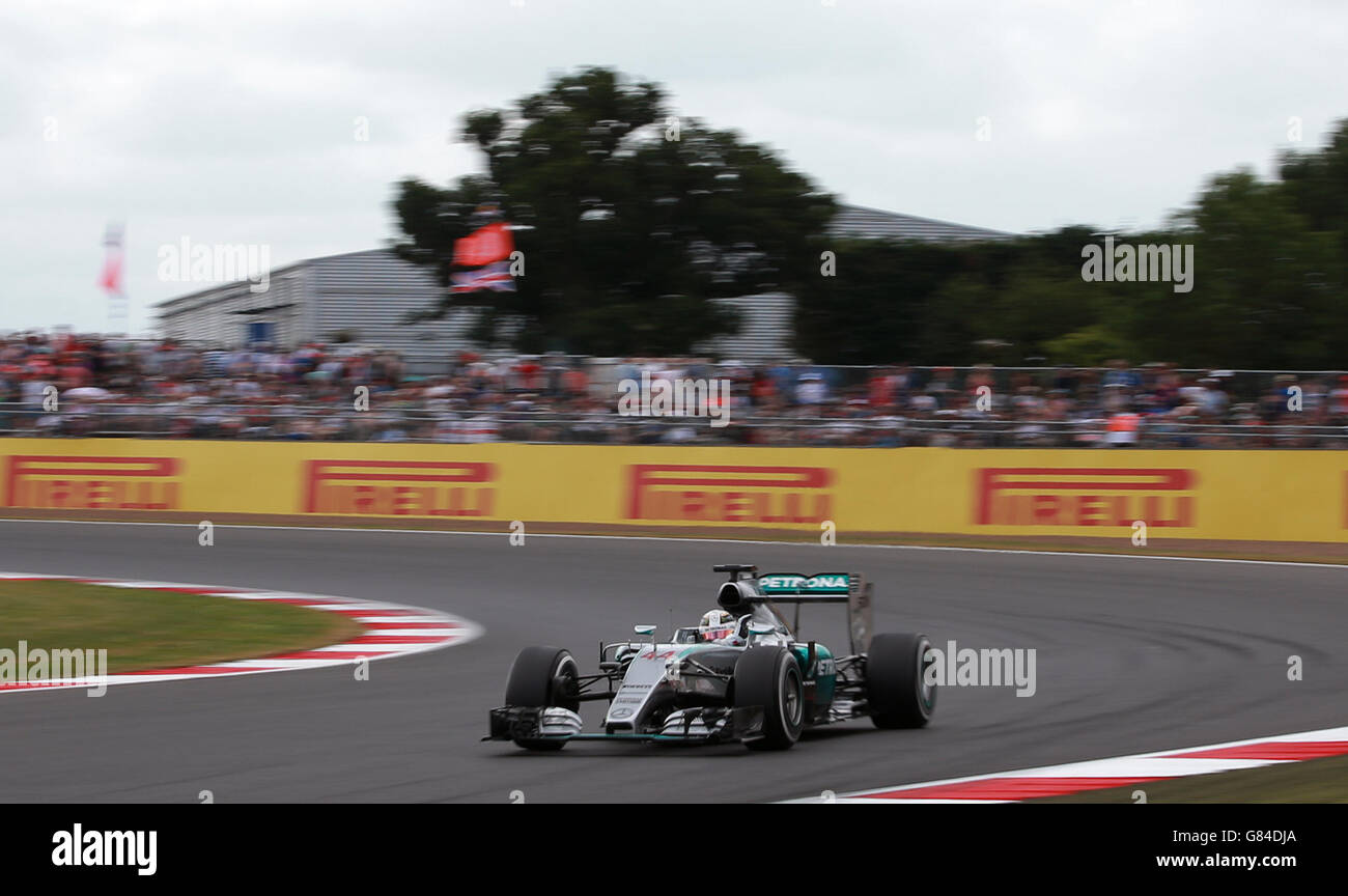 Lewis hamilton 2015 silverstone hi-res stock photography and images - Alamy