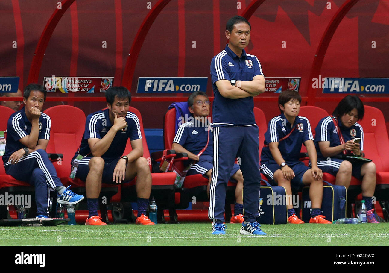 Japan Head Coach Norio Sasaki during the FIFA Women's World Cup Canada ...