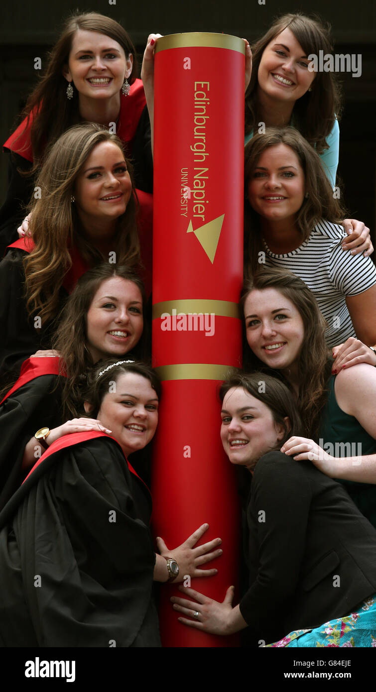 Edinburgh University degree ceremony Stock Photo - Alamy