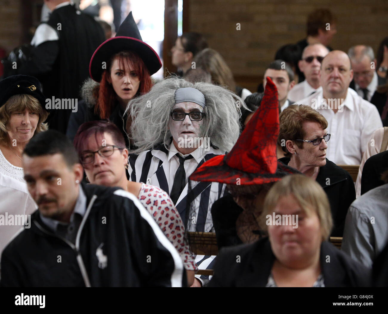 Lorna Johnson funeral Stock Photo - Alamy