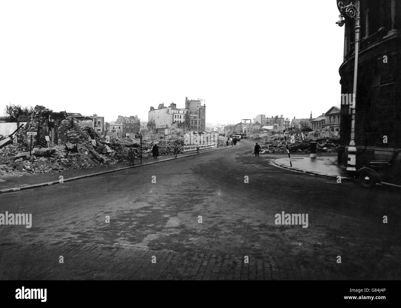 World War II - Plymouth Blitz Stock Photo - Alamy