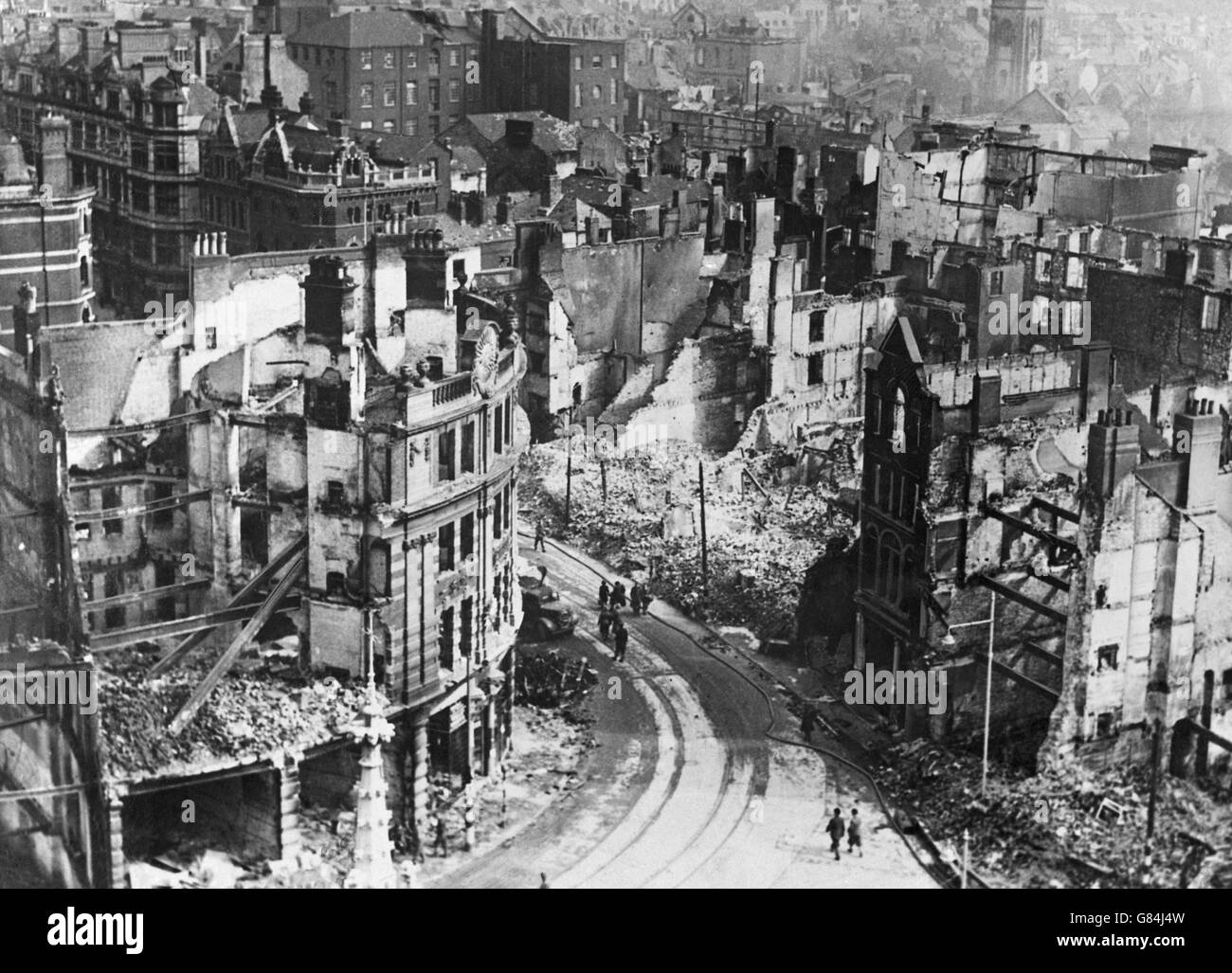 World War II - Plymouth Blitz Stock Photo - Alamy