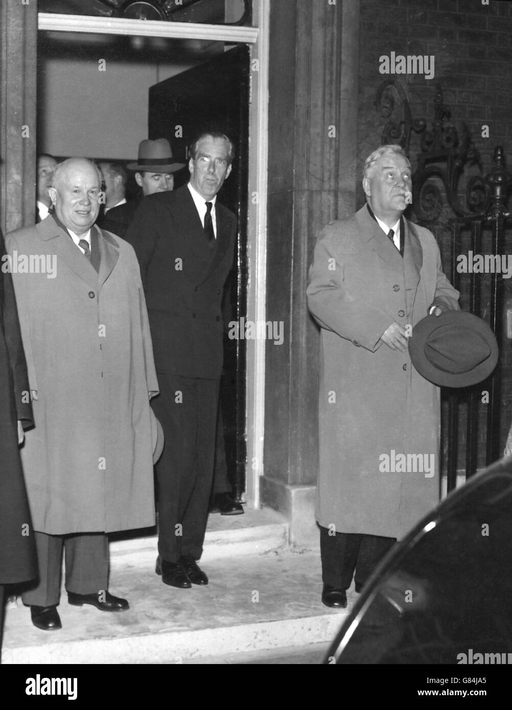 Politics - Marshal Nikolai Bulganin and Nikita Krushchev Visit to ...