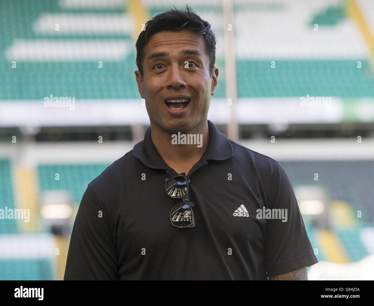 Former Celtic player Bobby Petta before the UEFA Champions League ...