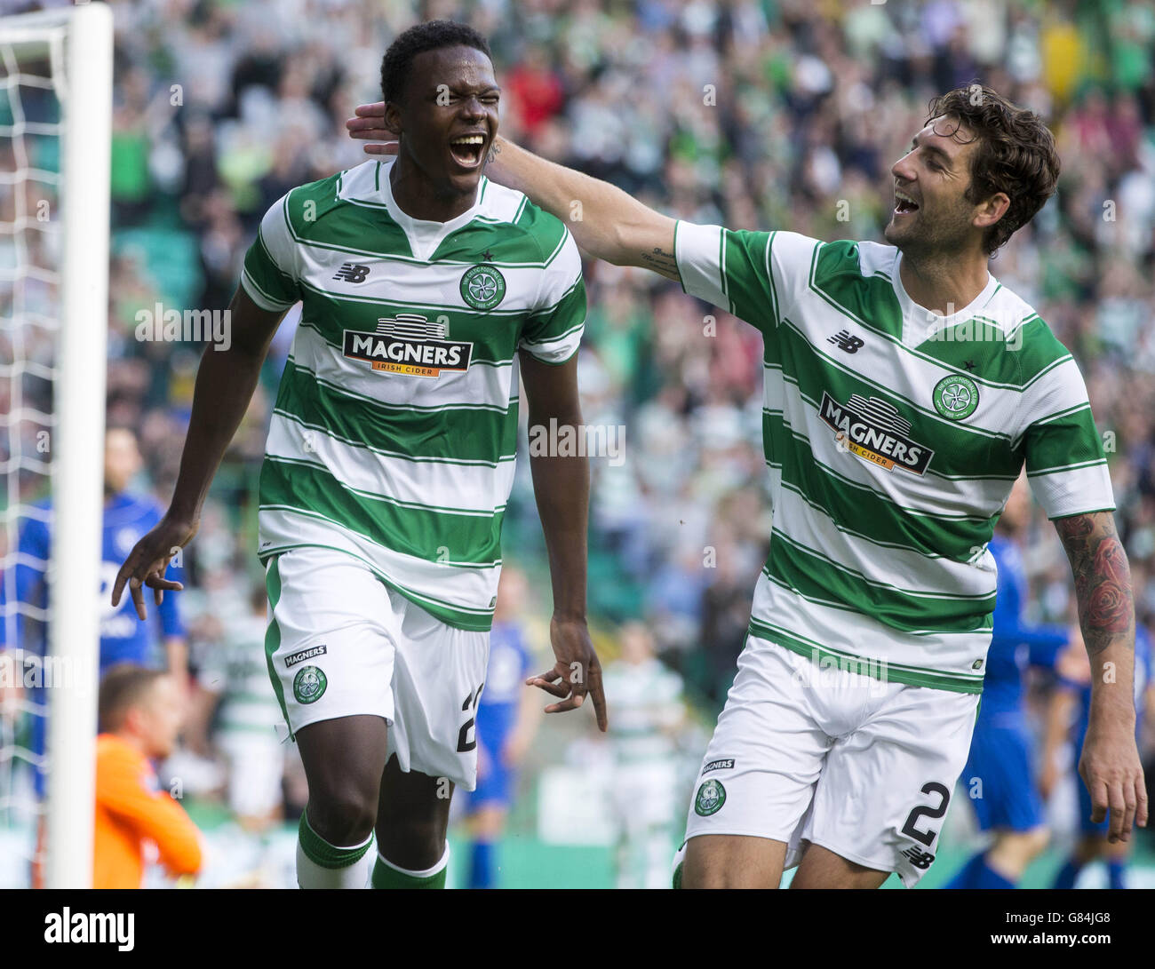 Celtics charlie mulgrew celebrates hi-res stock photography and images ...