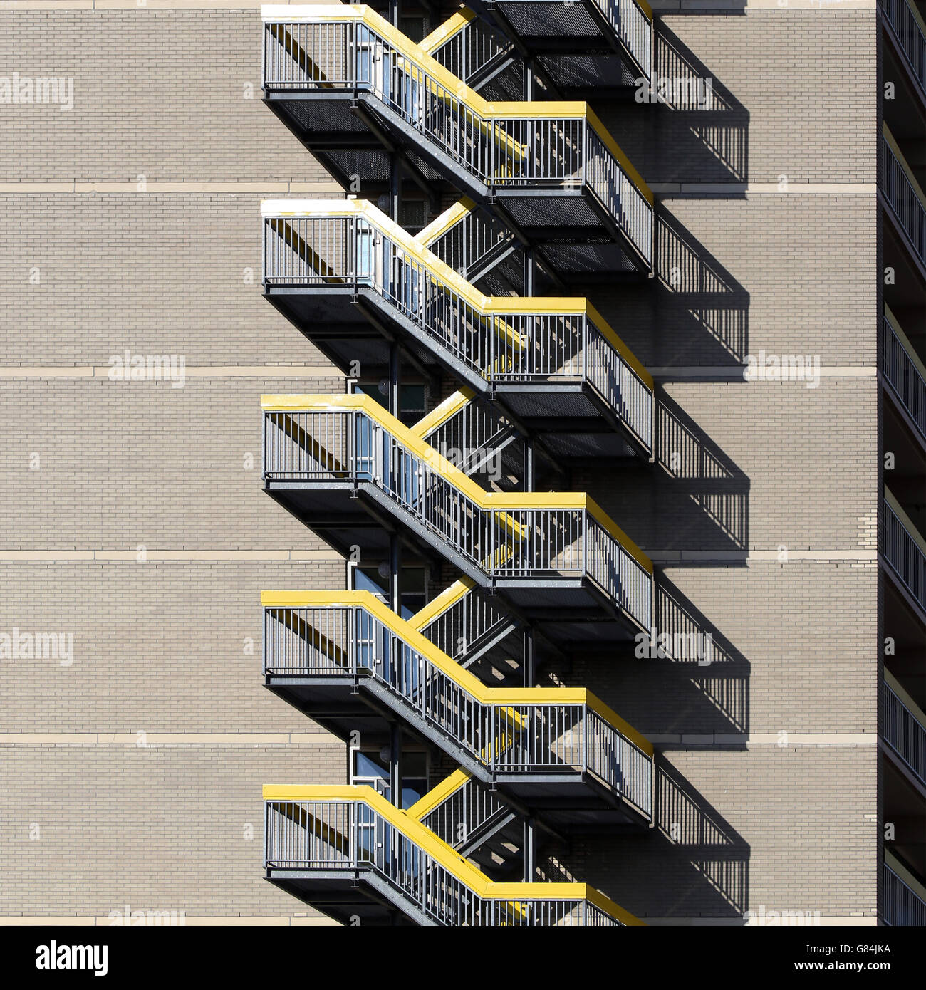 Building exterior fire escape stairs hi-res stock photography and ...