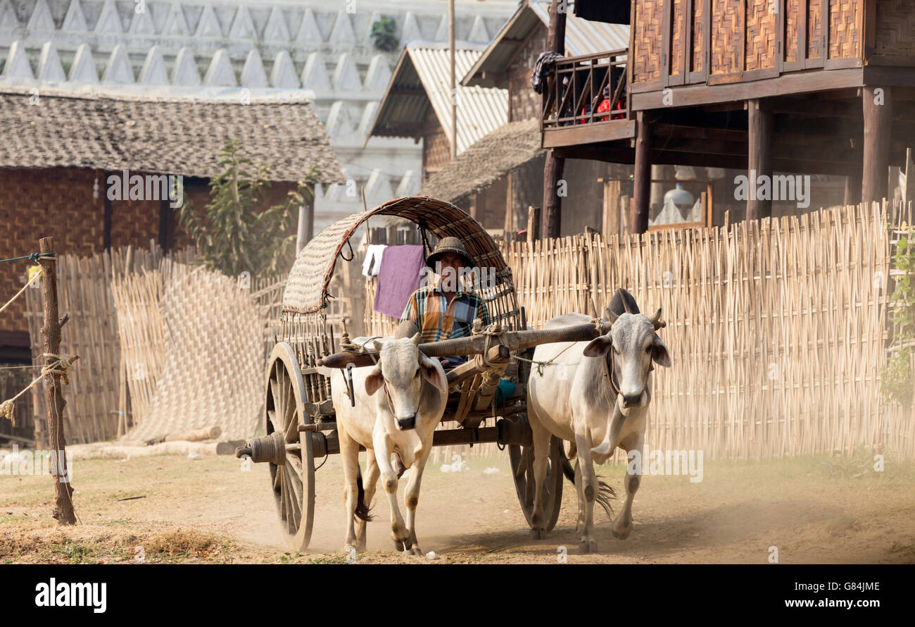 Man pulling cart hi-res stock photography and images - Alamy