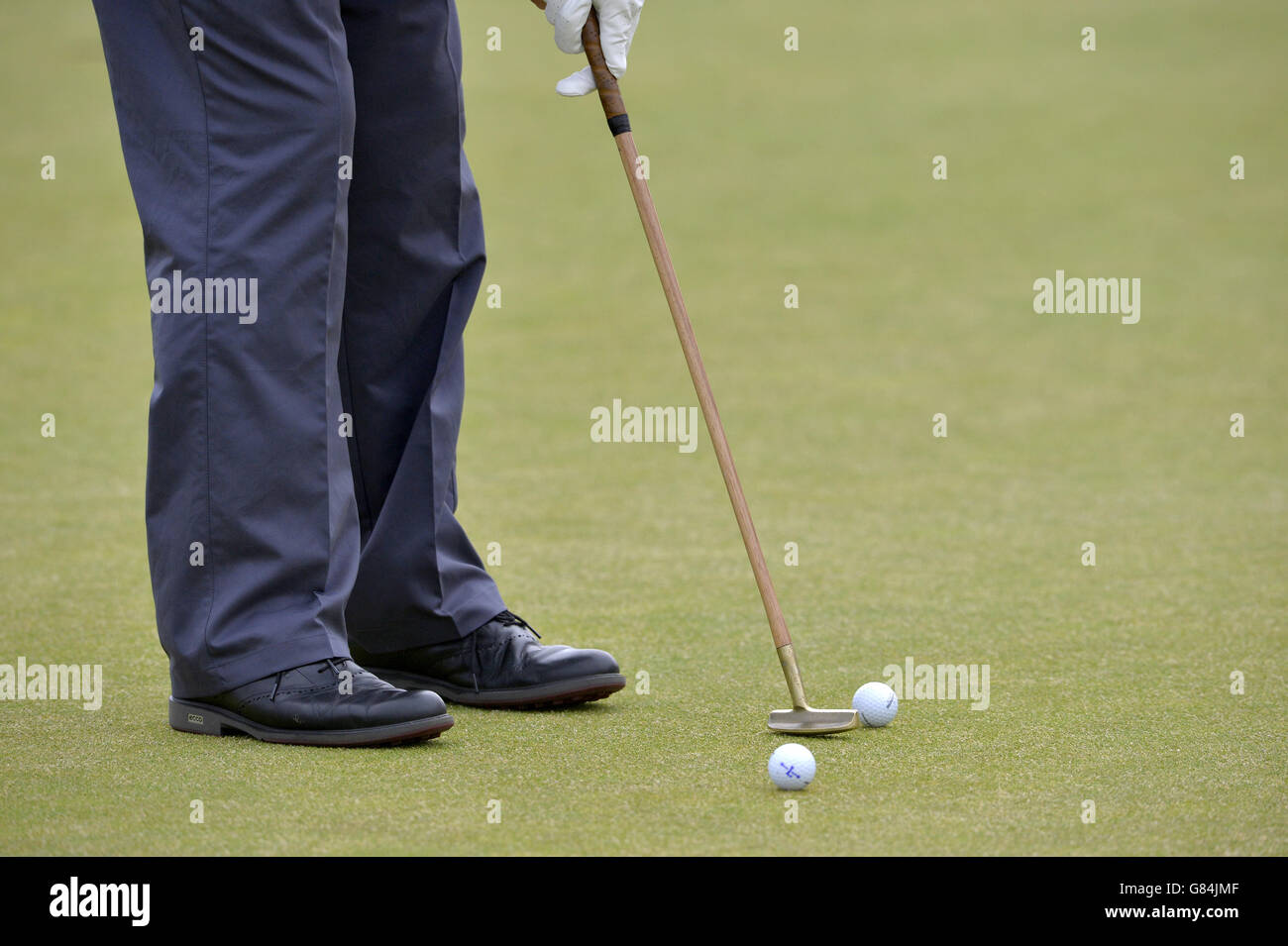 A putter used by Scotland's Sandy Lyle during day one of The Open ...