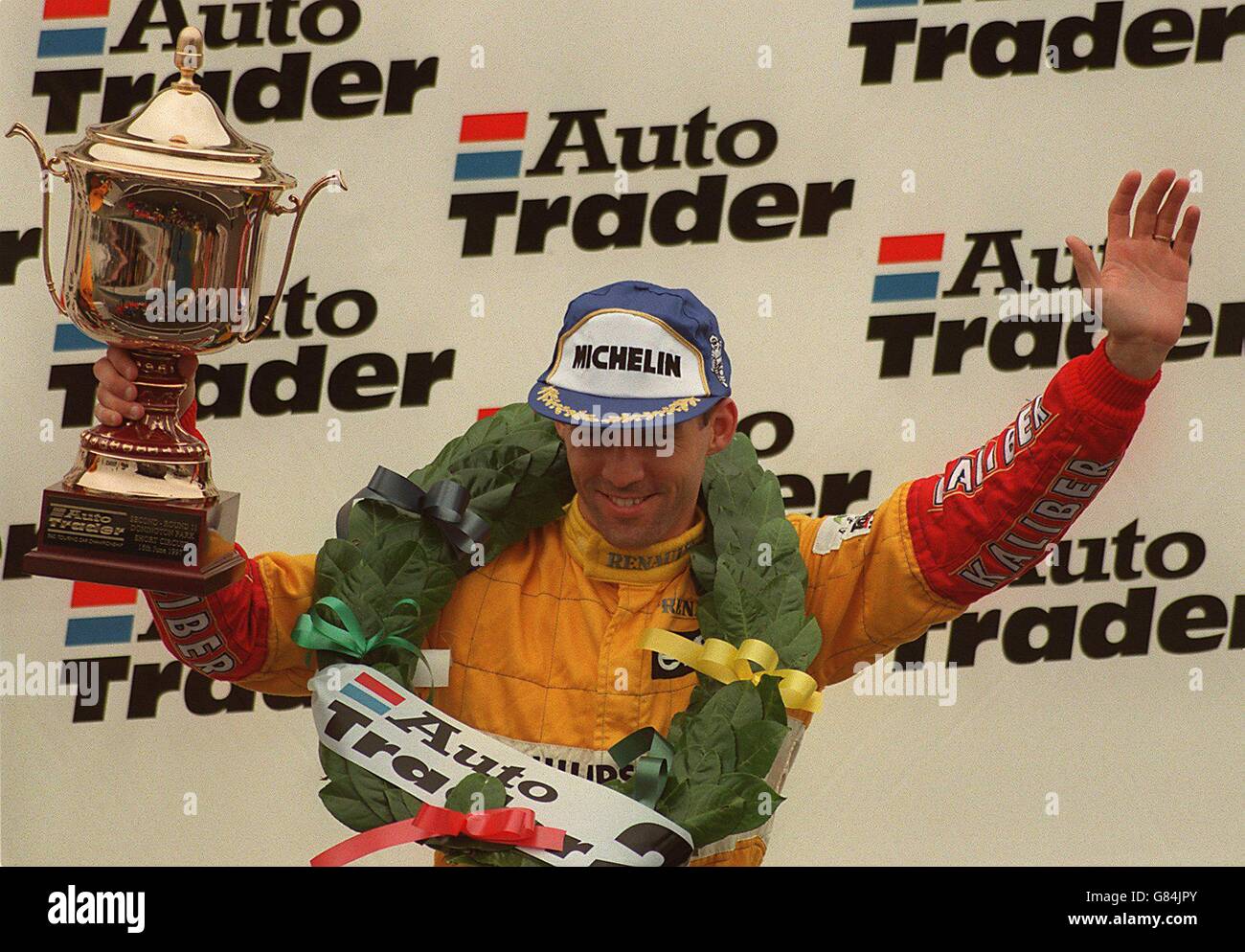 B.T.C.C. Donington. Alain Menu Stock Photo - Alamy