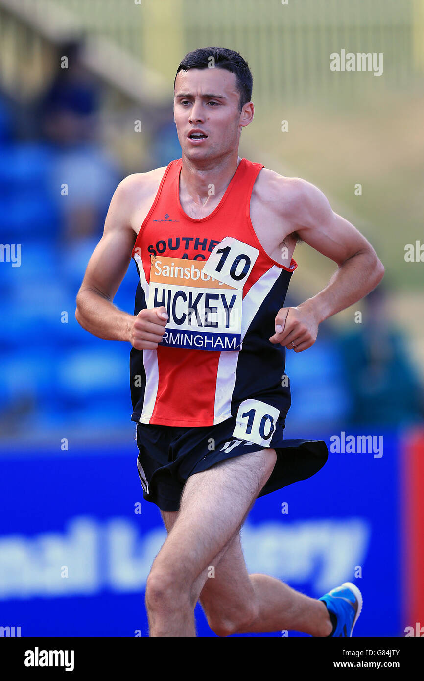 Adam Hickey (Southend) competes in the 5000m Mens Final Stock Photo - Alamy