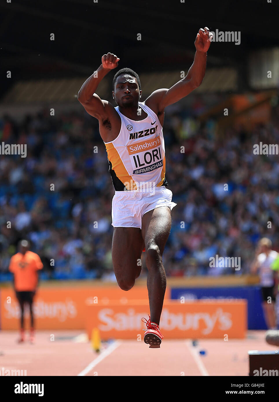 Jonathan Ilori (Blackheath) competes in the Mens Triple Jump final ...