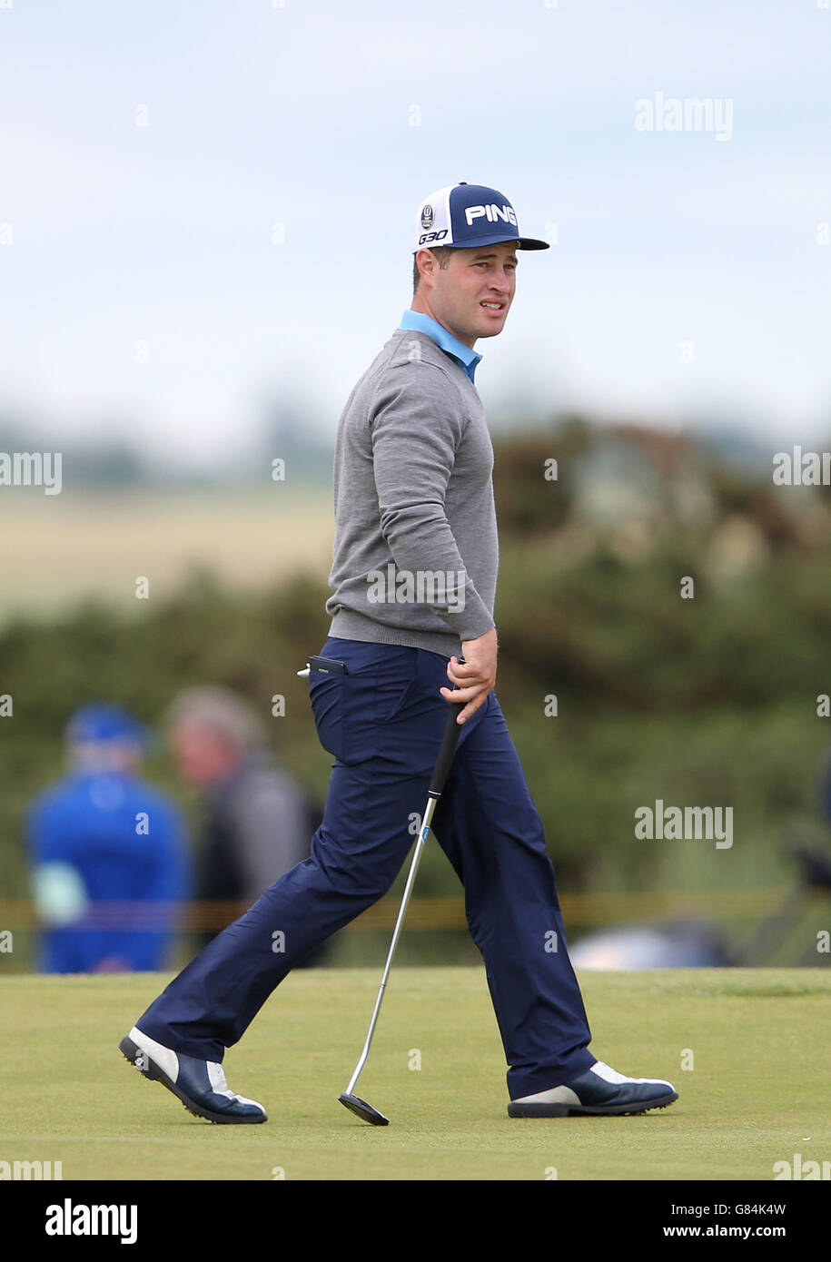Early leader Sweden's David Lingmerth during day one of The Open ...