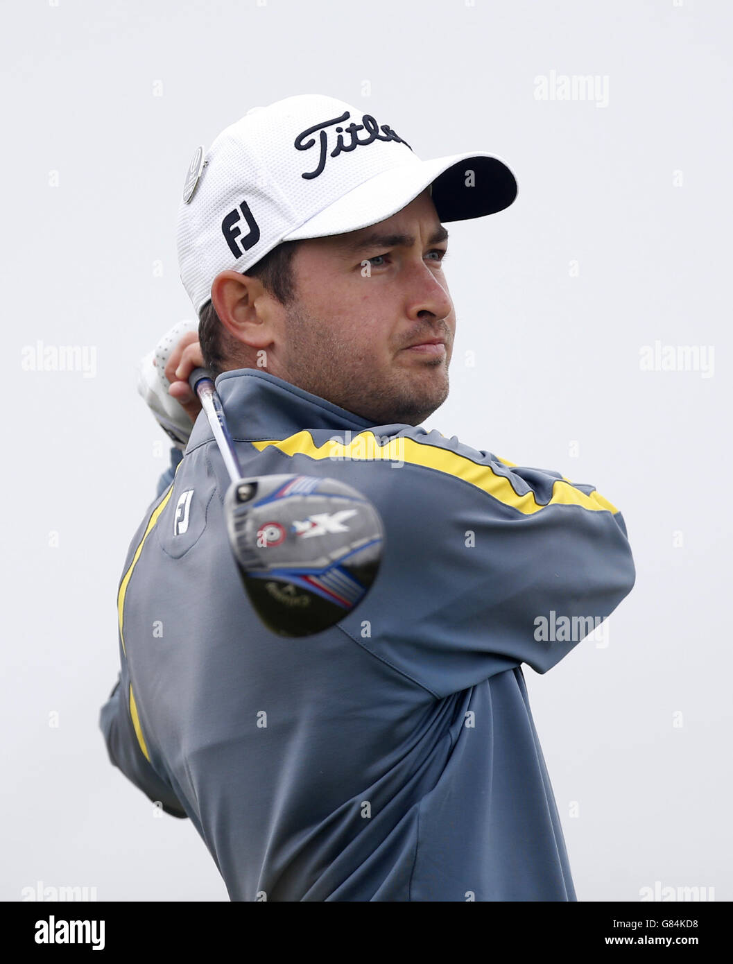 England's Daniel Brooks on the 6thduring day one of The Open ...