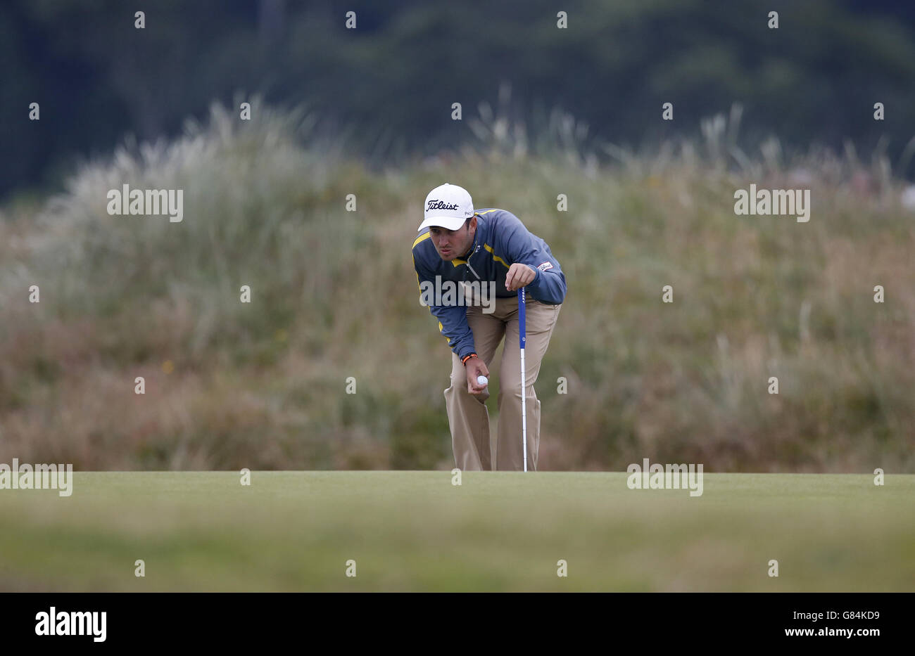 England's Daniel Brooks on the 5th during day one of The Open ...