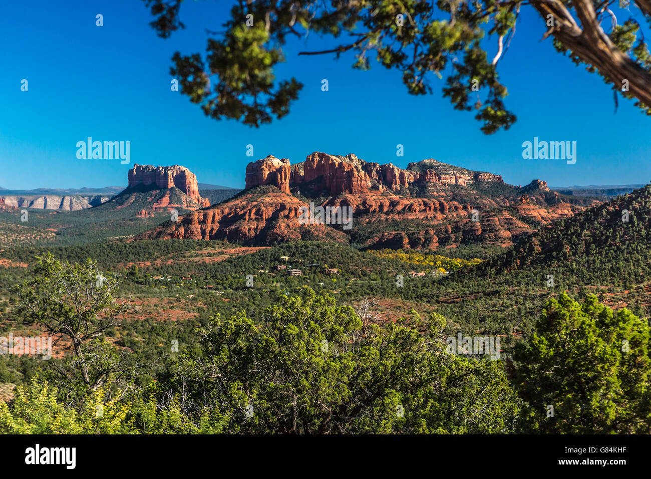 red sandstone formations around sedona, AZ US Stock Photo - Alamy