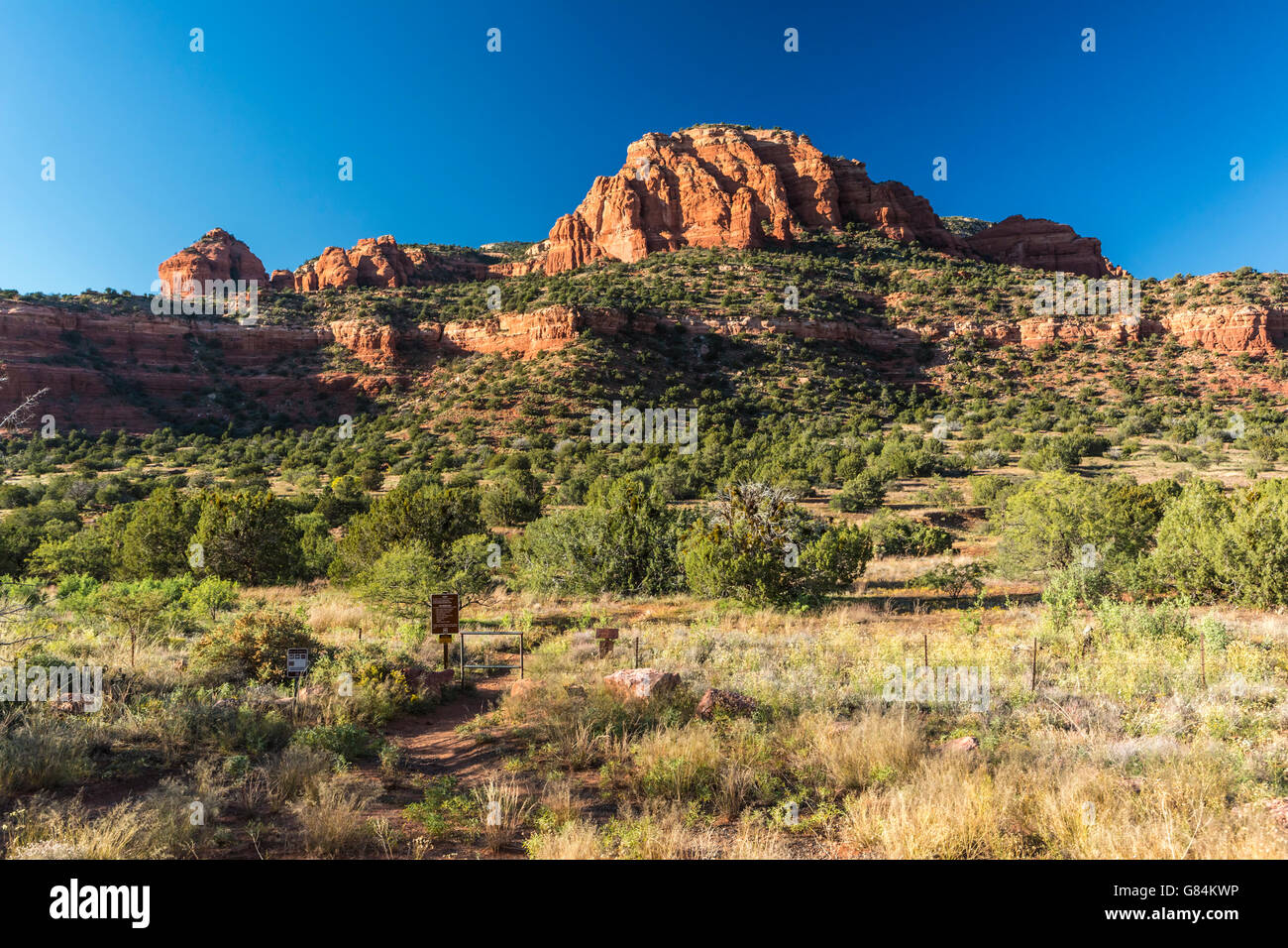red sandstone formations around sedona, AZ US Stock Photo - Alamy