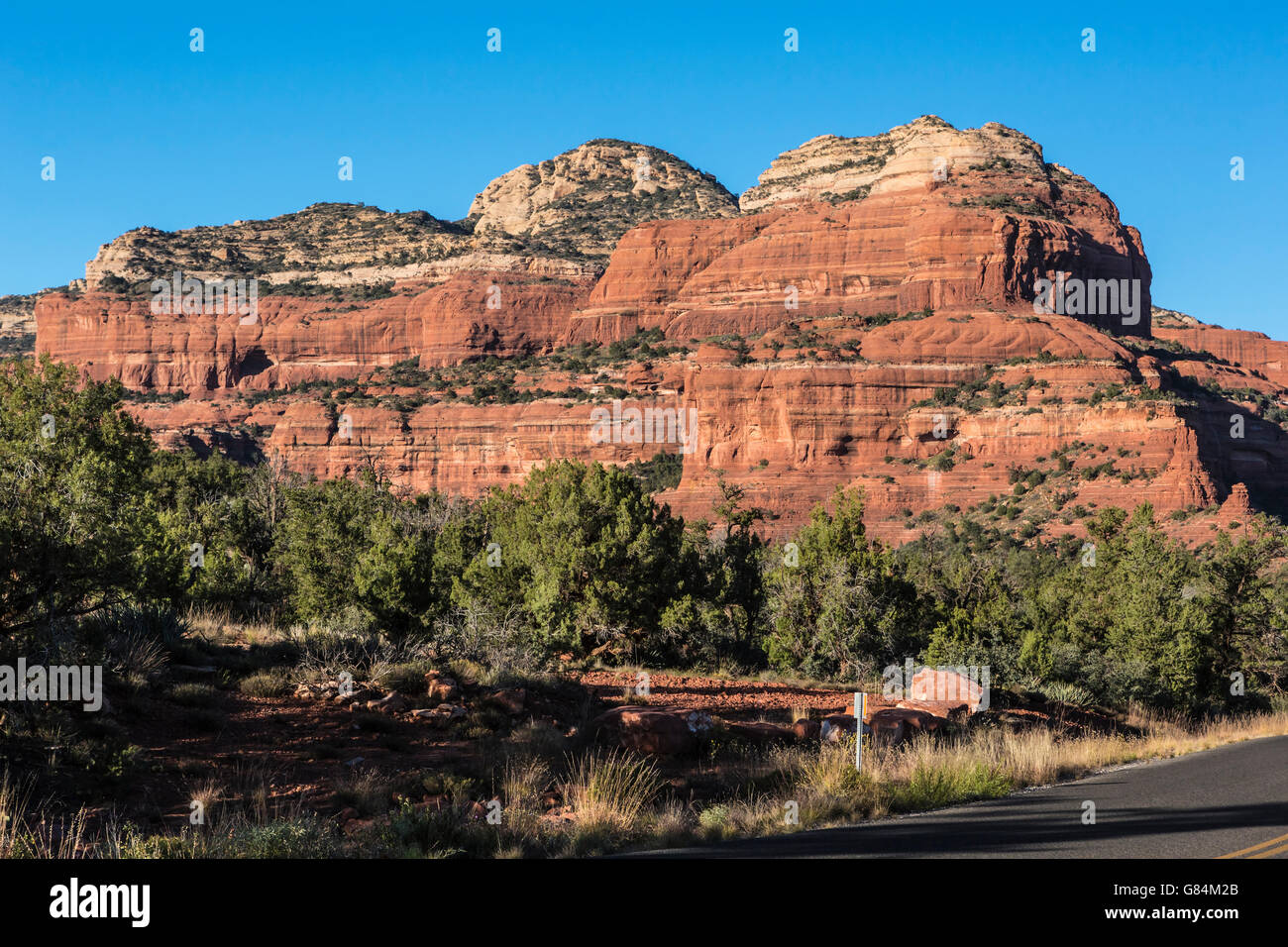 red sandstone formations around sedona, AZ US Stock Photo - Alamy