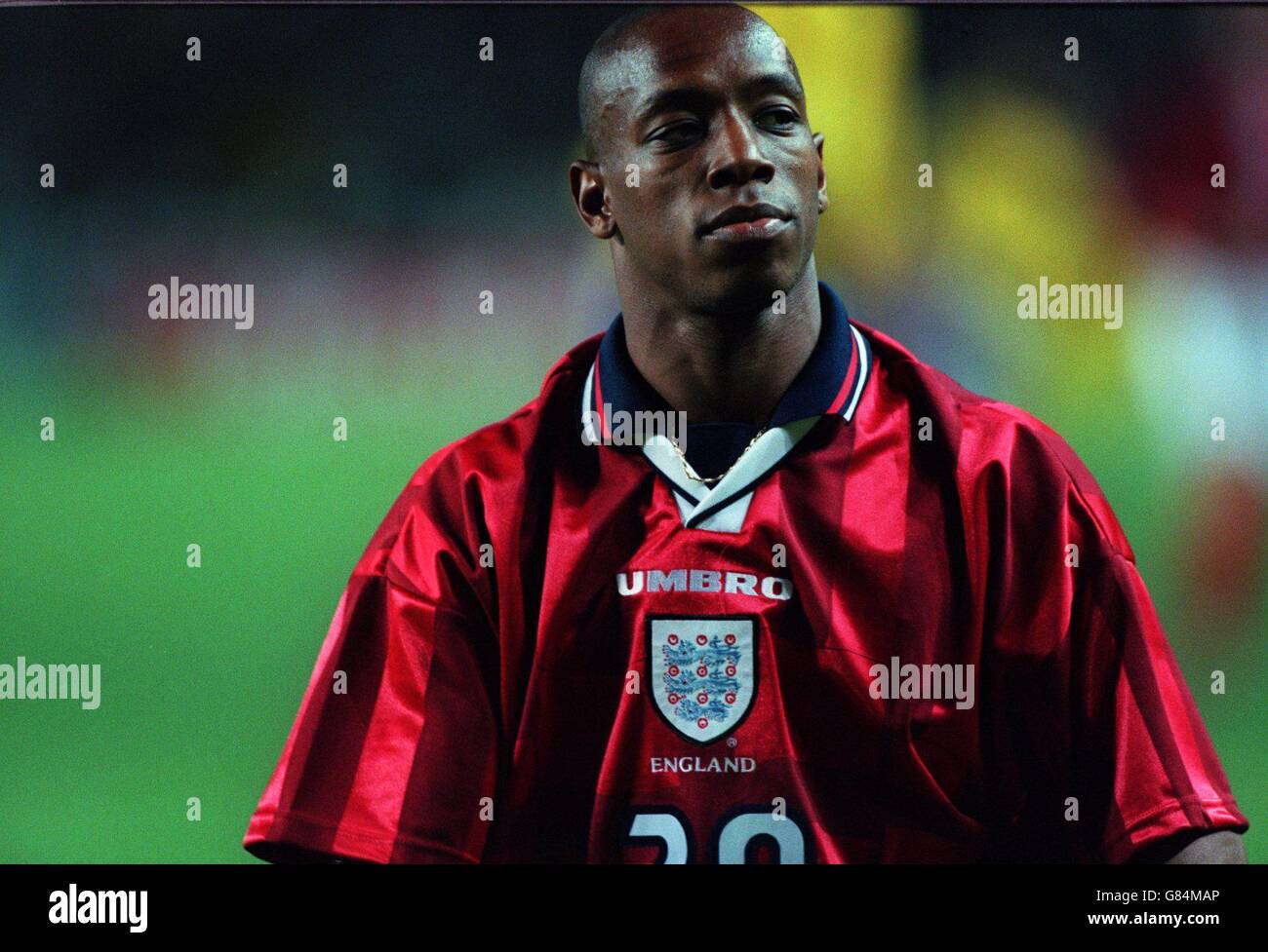 Soccer - Tournoi De France - England v Brazil. Ian Wright, England ...