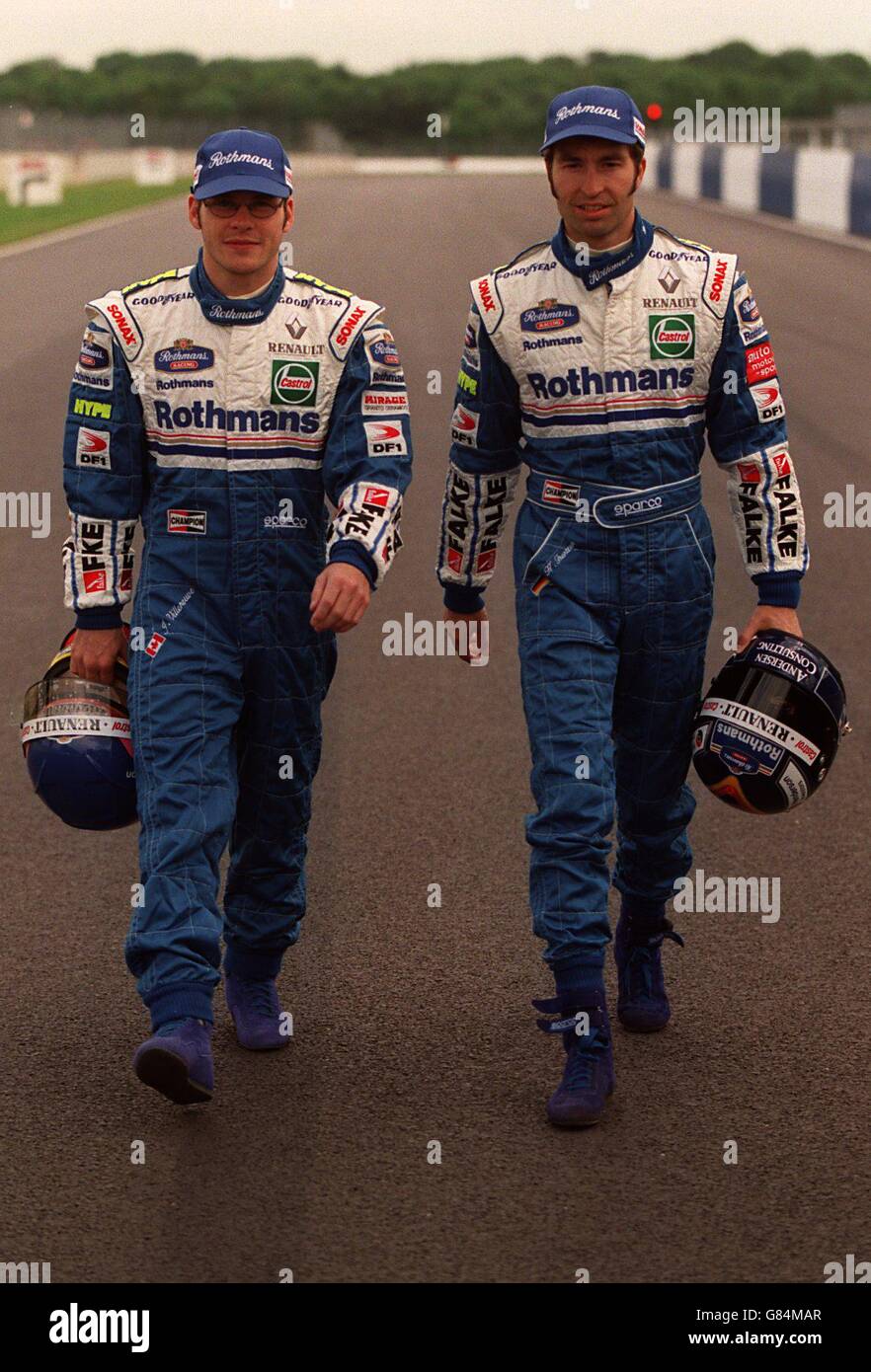 Motor Racing - Rothmans Williams Team at Silverstone Stock Photo - Alamy