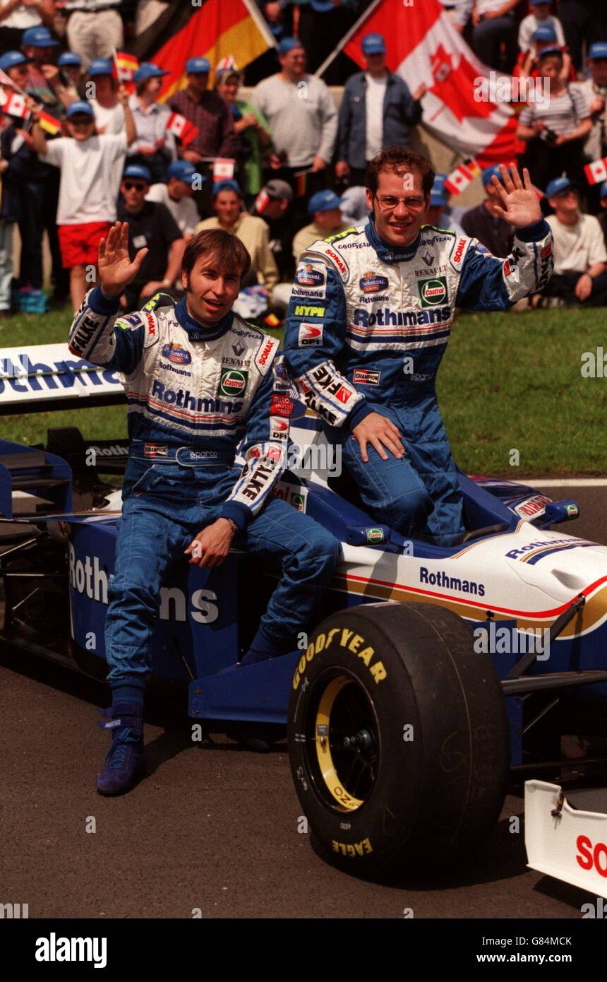Motor Racing - Rothmans Williams Team at Silverstone. Heinz-Harald ...