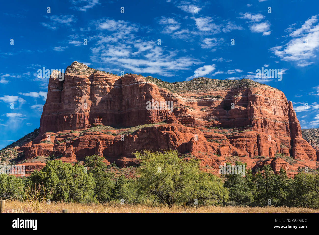 red sandstone formations around sedona, AZ US Stock Photo - Alamy