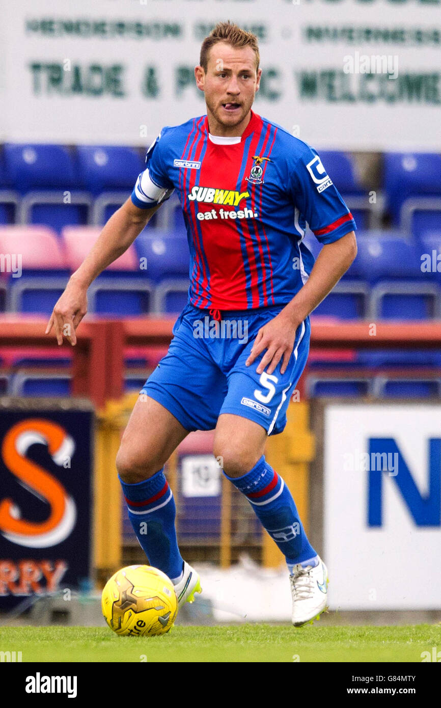 Inverness Caledonian Thistle's Gary Warren during the Europa League ...