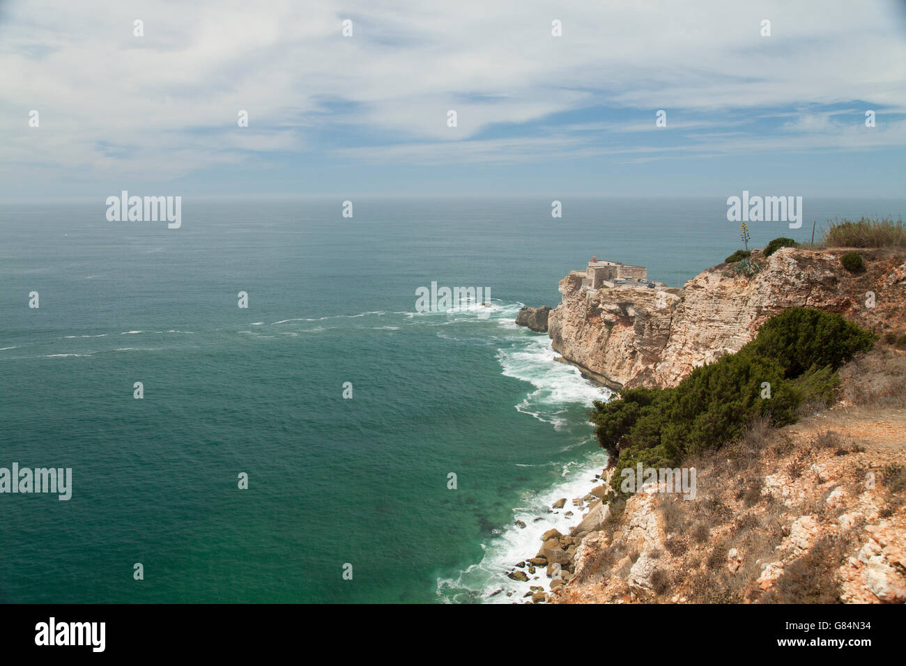 Nazare lighthouse hi-res stock photography and images - Alamy