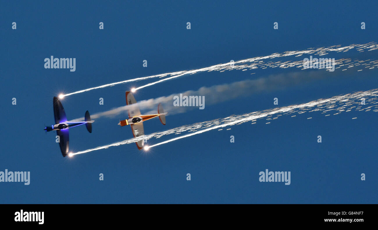 Twister Duo perform a display during the Sunderland International ...