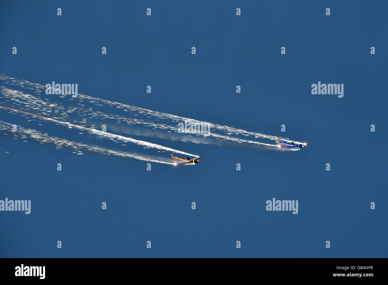 Twister Duo perform a display during the Sunderland International ...