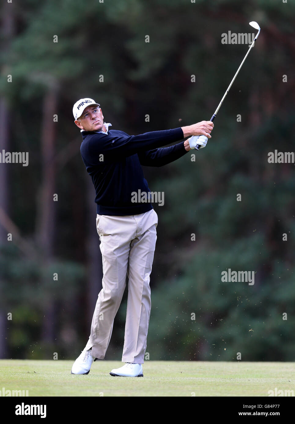 Peter Fowler (AUS) playing his second round during day three of the ...