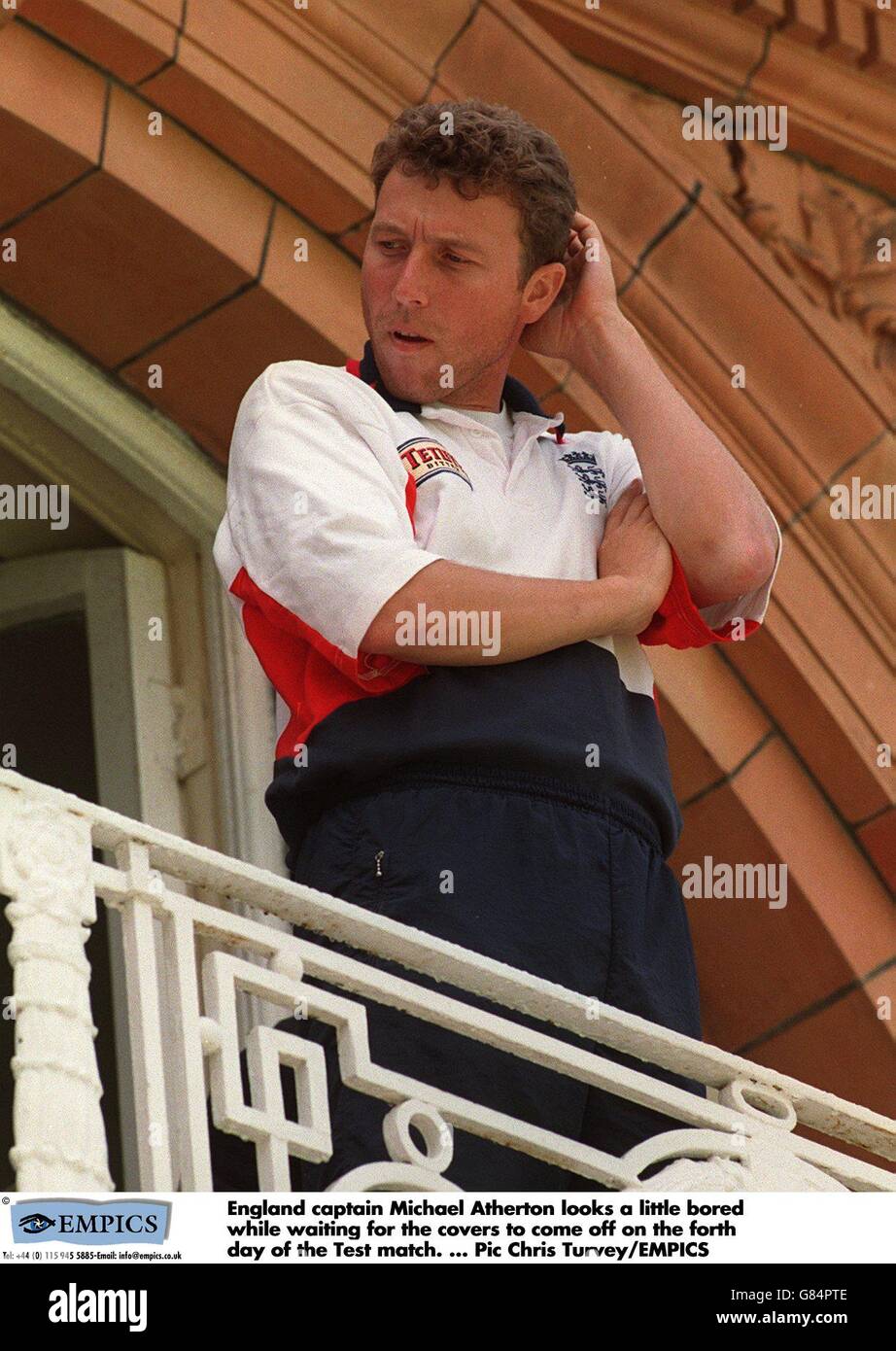 Cricket-2nd Test Match-Lords Stock Photo - Alamy