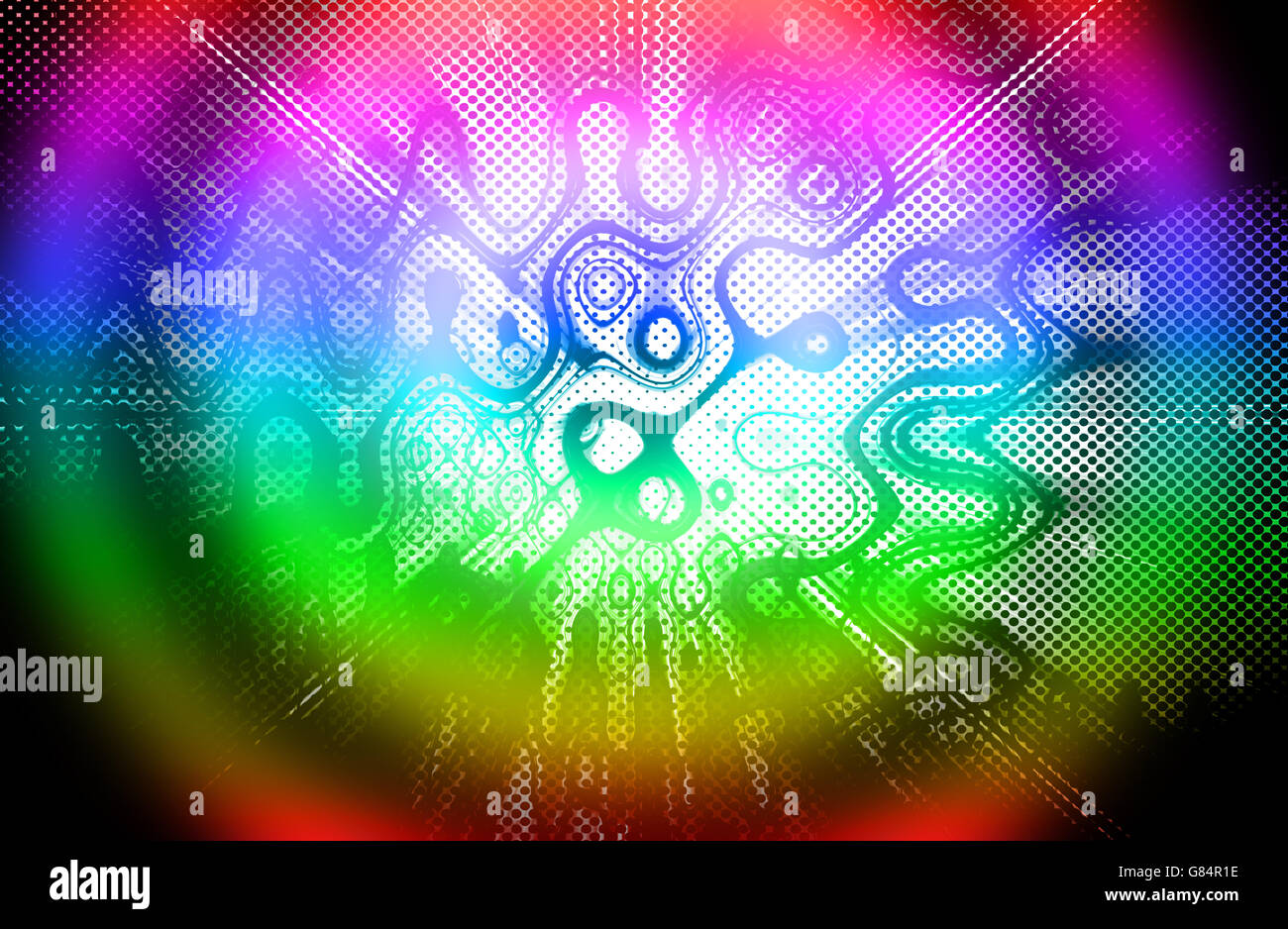 abstract multicolor background with motion blur and dot Stock Photo - Alamy