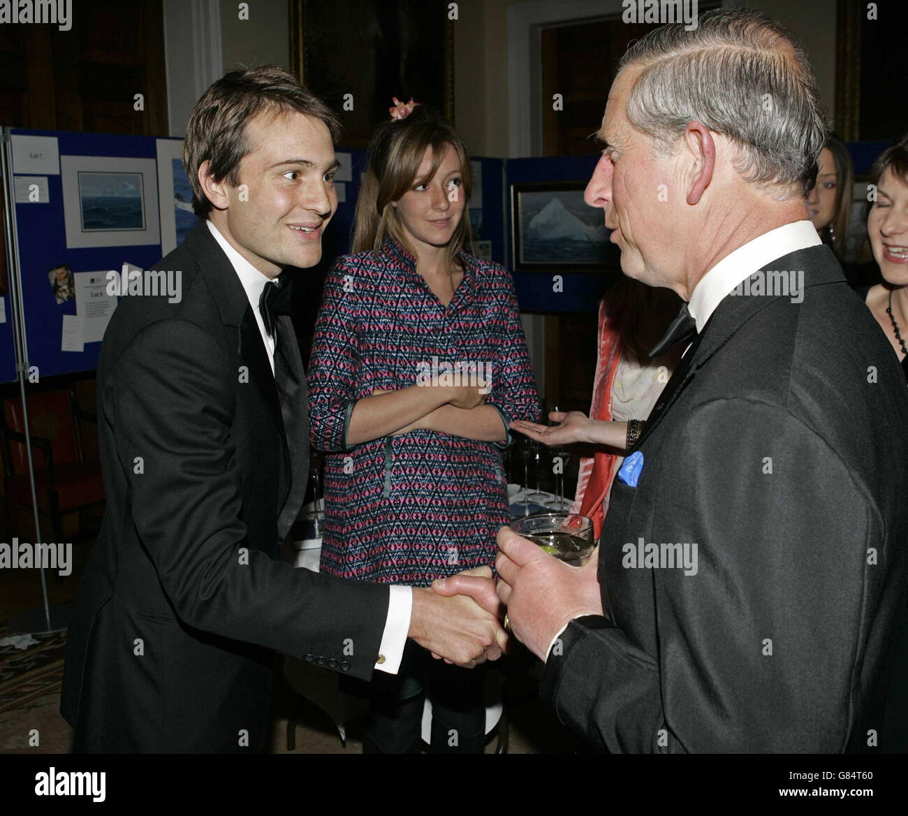 The Prince of Wales meets fellow newly weds Ben and Kate Goldsmith at ...