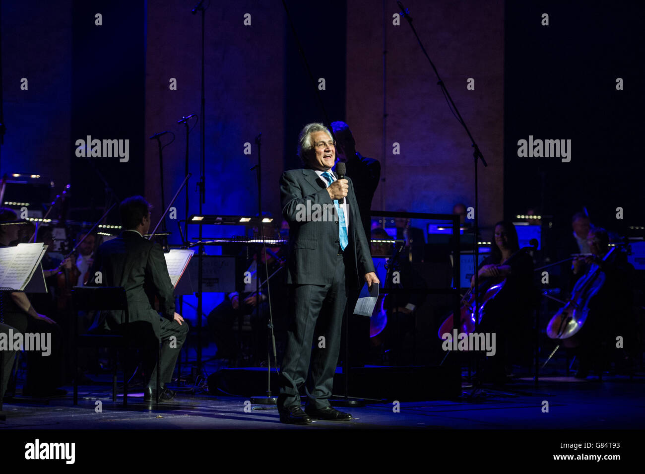 Classic FM presenter John Suchet introducing performers during Classic ...