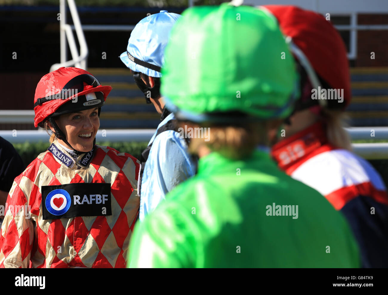 Victoria Pendleton prior to The George Frewer Celebration Sweepstake ...