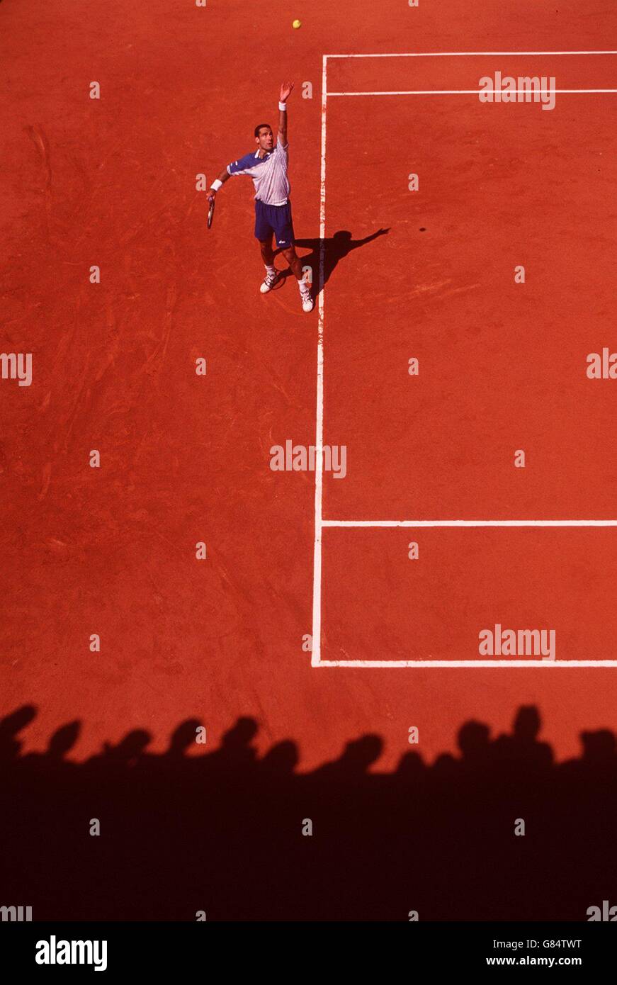 Tennis - French Tennis Open. Alex Corretja Stock Photo - Alamy