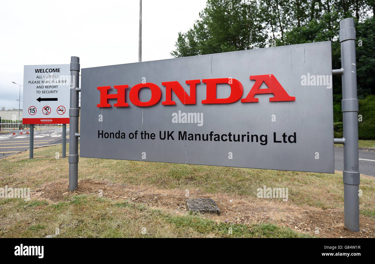 Honda Factory stock Stock Photo - Alamy