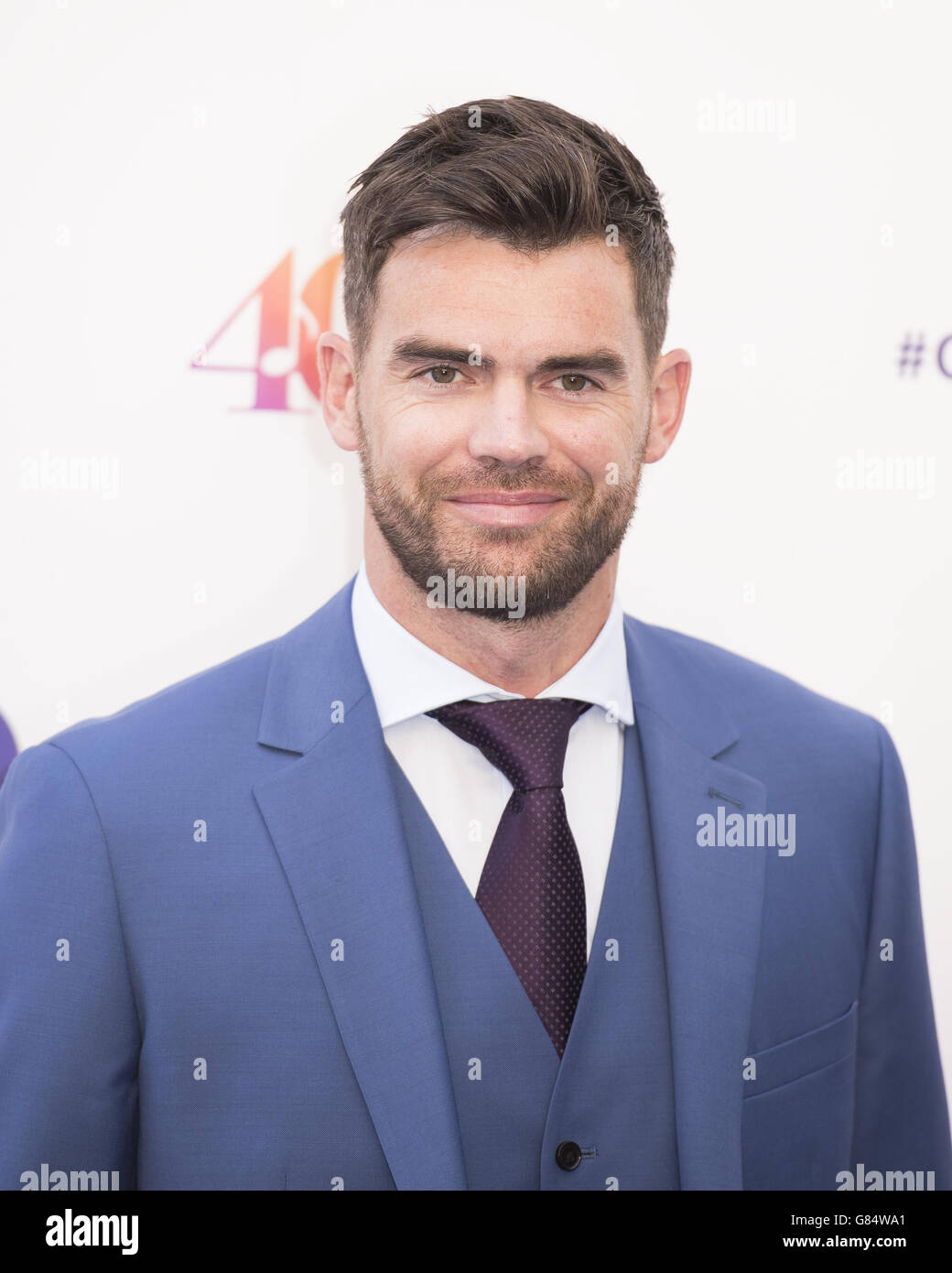 Jimmy Anderson OBE attending the Nordoff Robbins O2 Silver Clef Awards ...