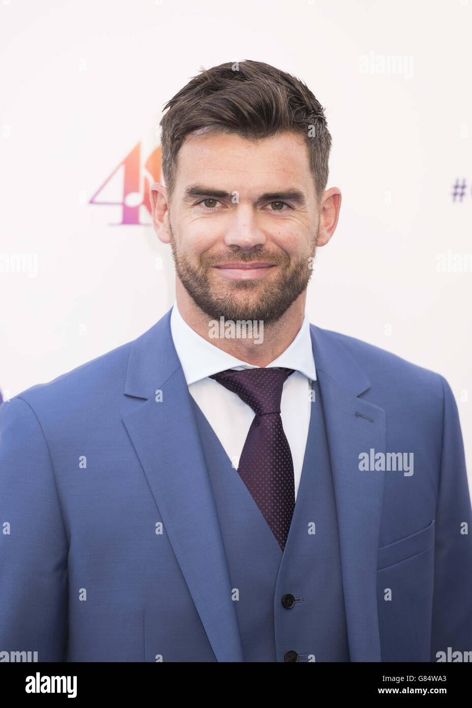 Jimmy Anderson OBE attending the Nordoff Robbins O2 Silver Clef Awards ...