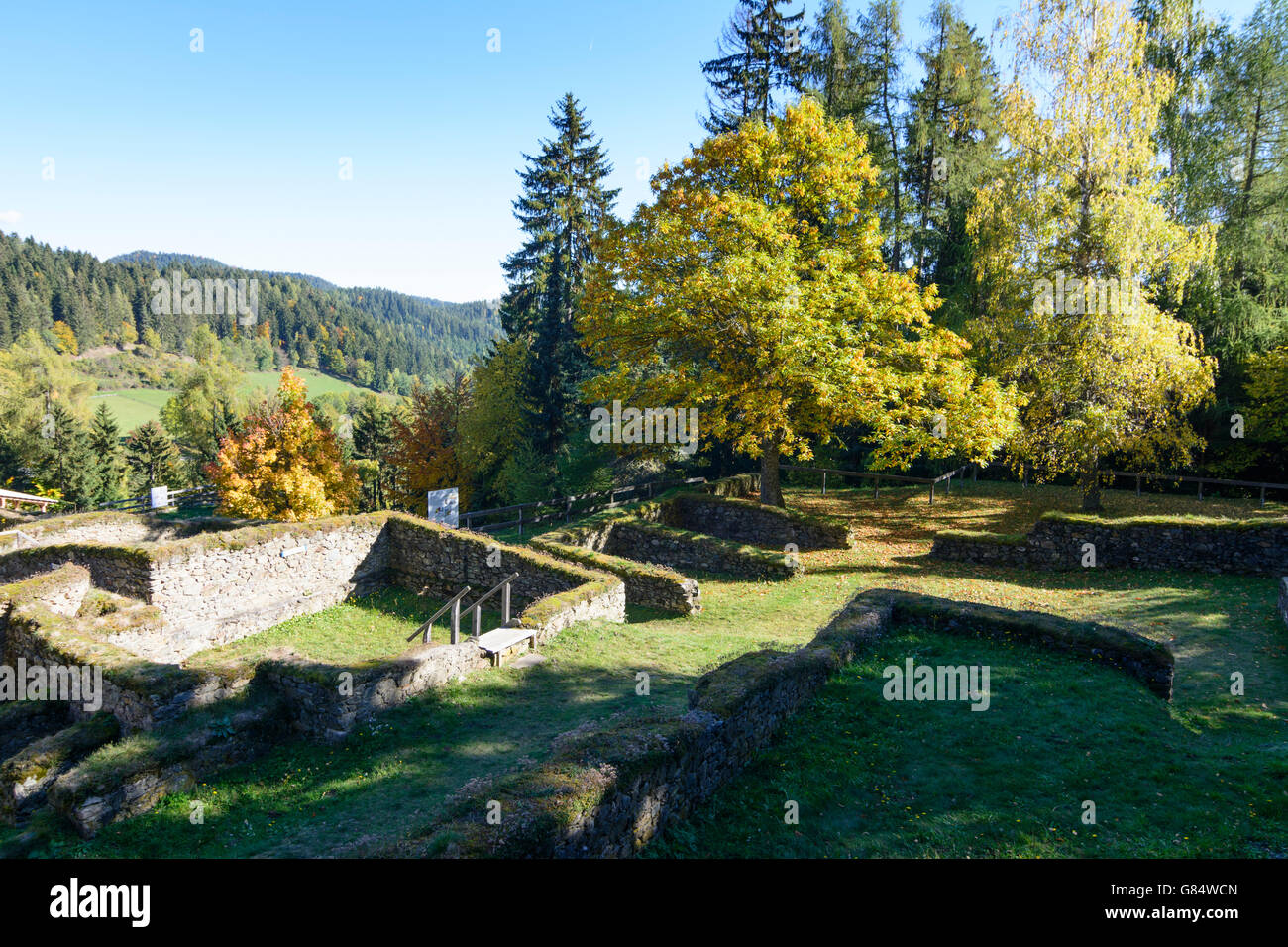 Excavations of the " city on the Magdalensberg ", Magdalensberg ...