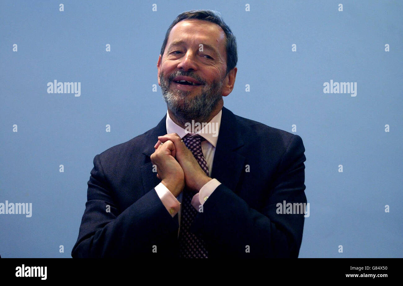 Former Home Secretary David Blunkett during a visit to a community ...