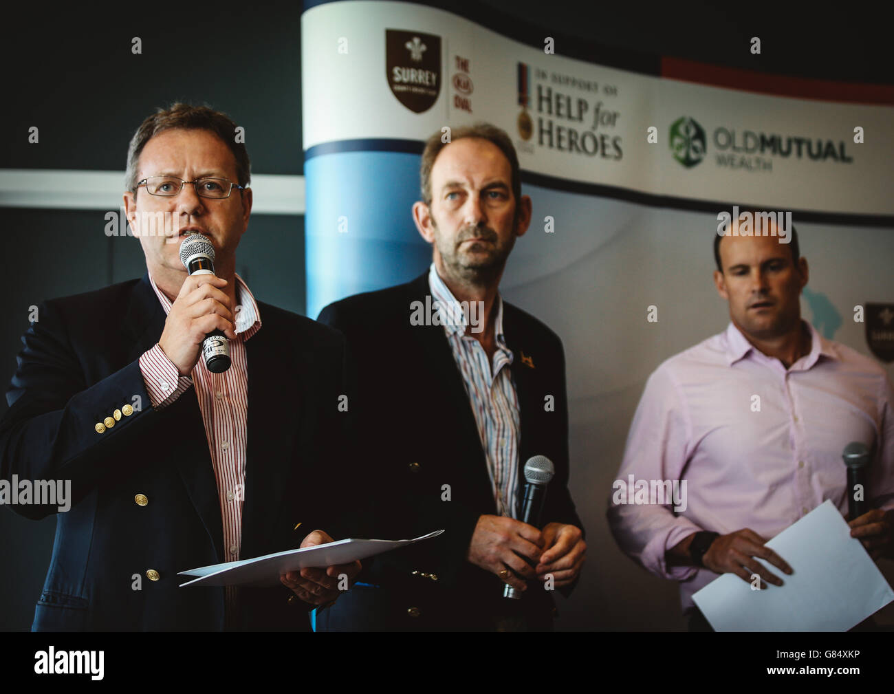 Cricket - 2015 Cricket for Heroes - Press Launch - The Kia Oval. Simon ...