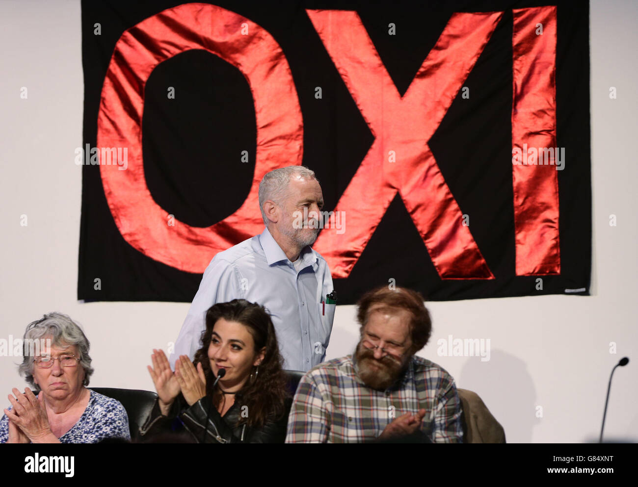 Greek Solidarity Campaign TUC Rally Stock Photo - Alamy