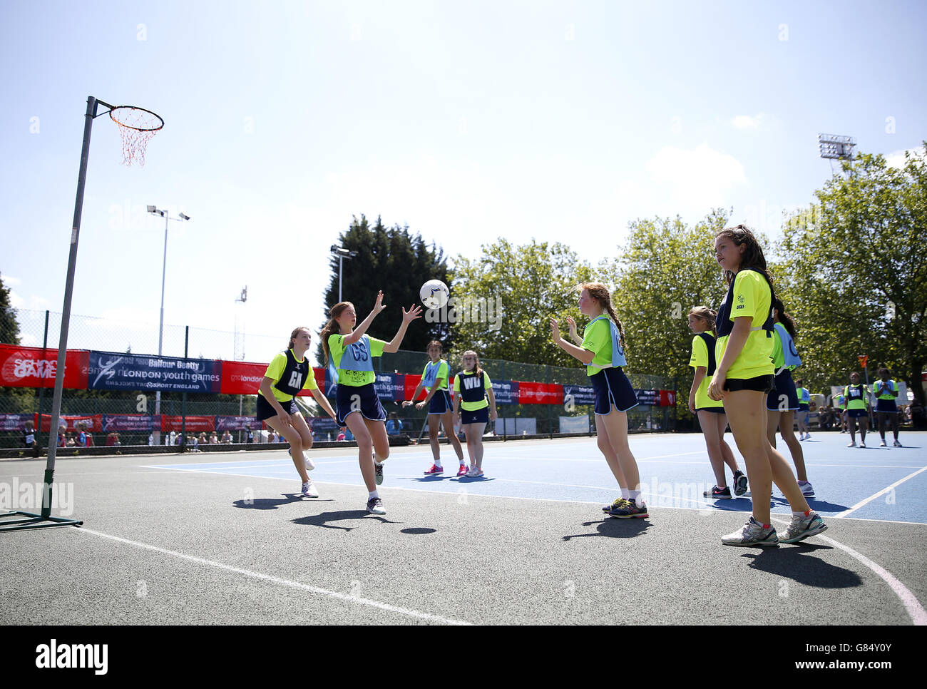 Kids Netball High Resolution Stock Photography and Images - Alamy